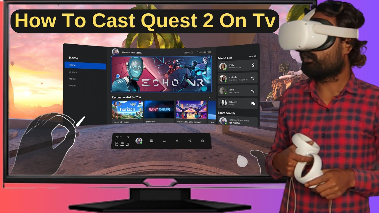 How to cast oculus Quest 2 On fire stick TV In Hindi | How To Cast Oculus Quest 2 To TV - YouTube