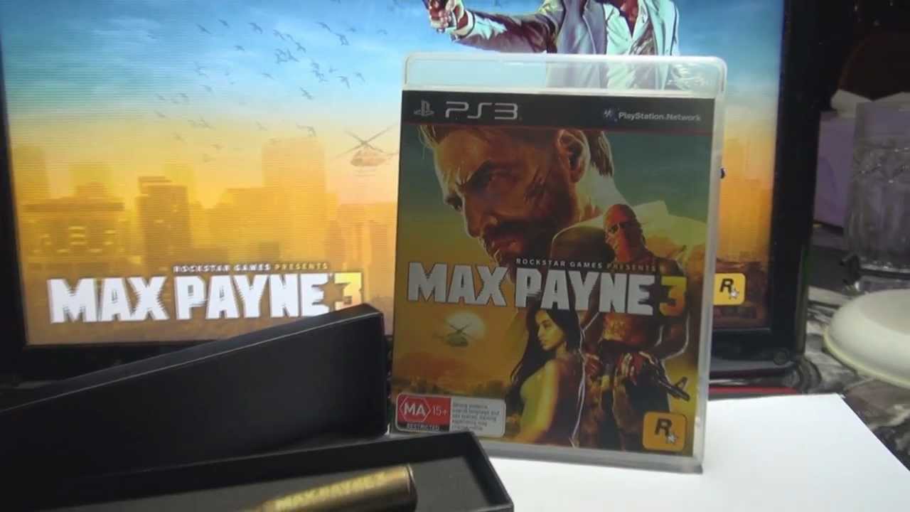 Max Payne 3 PS3 (Unboxing - Australia exclusive) - YouTube