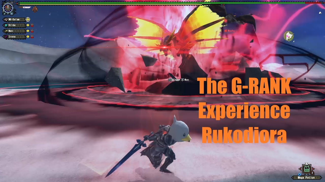 Monster Hunter Frontier Z: The G-RANK EXPERIENCE ~ Rukodiora - YouTube