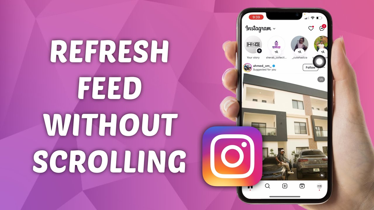 How to Refresh Instagram Feed Without Scrolling - Full Guide - YouTube