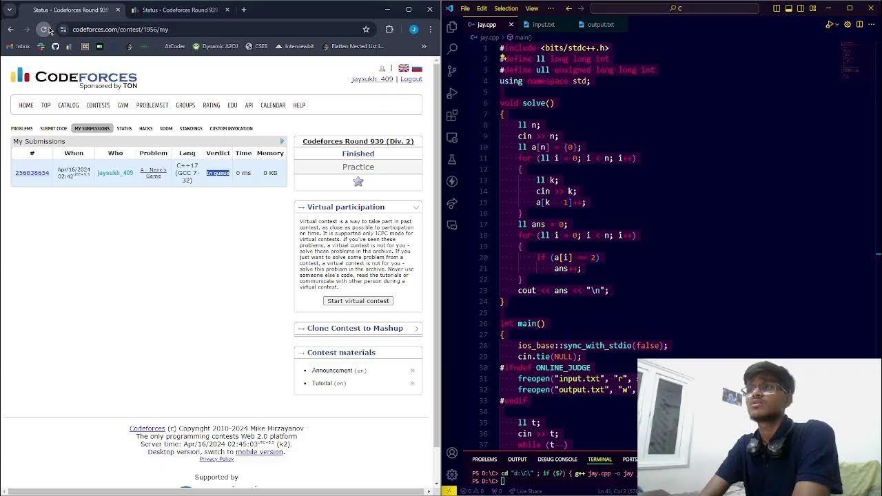 Coding Challenge Day-8 || Leetcode Problem: 129 || Codeforces Round 939 - YouTube