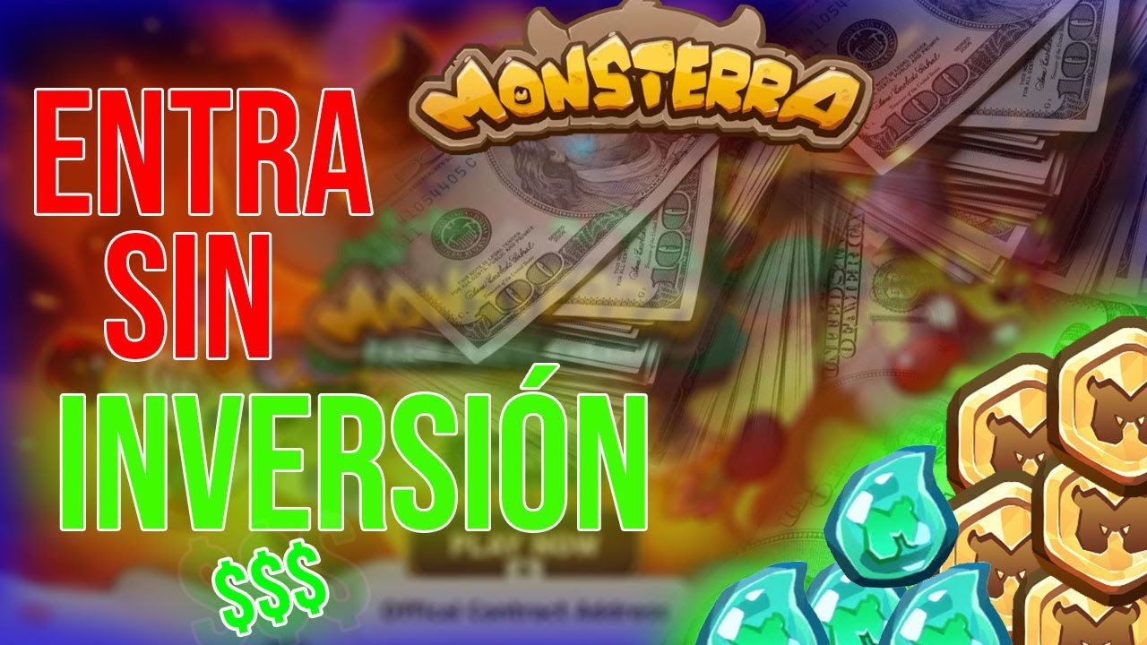 GANA 30 USD CON ESTE JUEGO NFT | MONSTERRA - YouTube