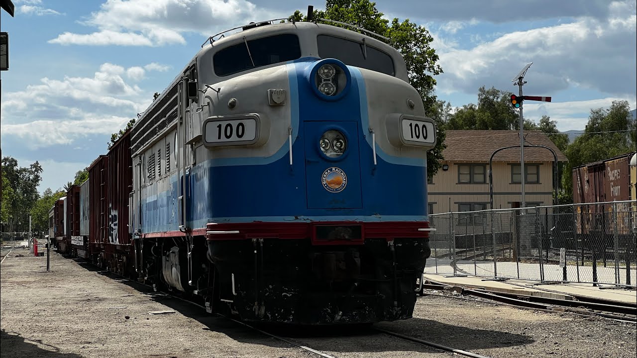 4-22-22 SERA F7A #100 Rare operating in Fillmore & Santa Paula! - YouTube