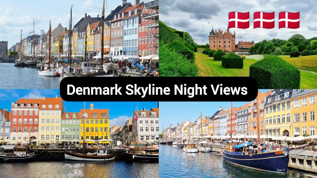 4K Cenematic Denmark Skyline Night Views | Amazing Sceneries of Denmark ...