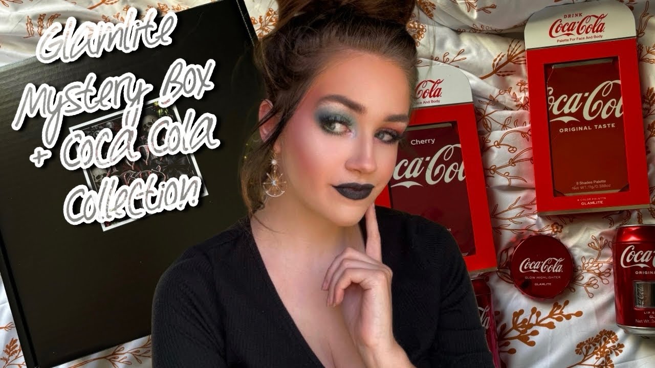 GlamLite Spooky Mystery Box + Coca Cola Collection Unboxing 👻 ️ - YouTube