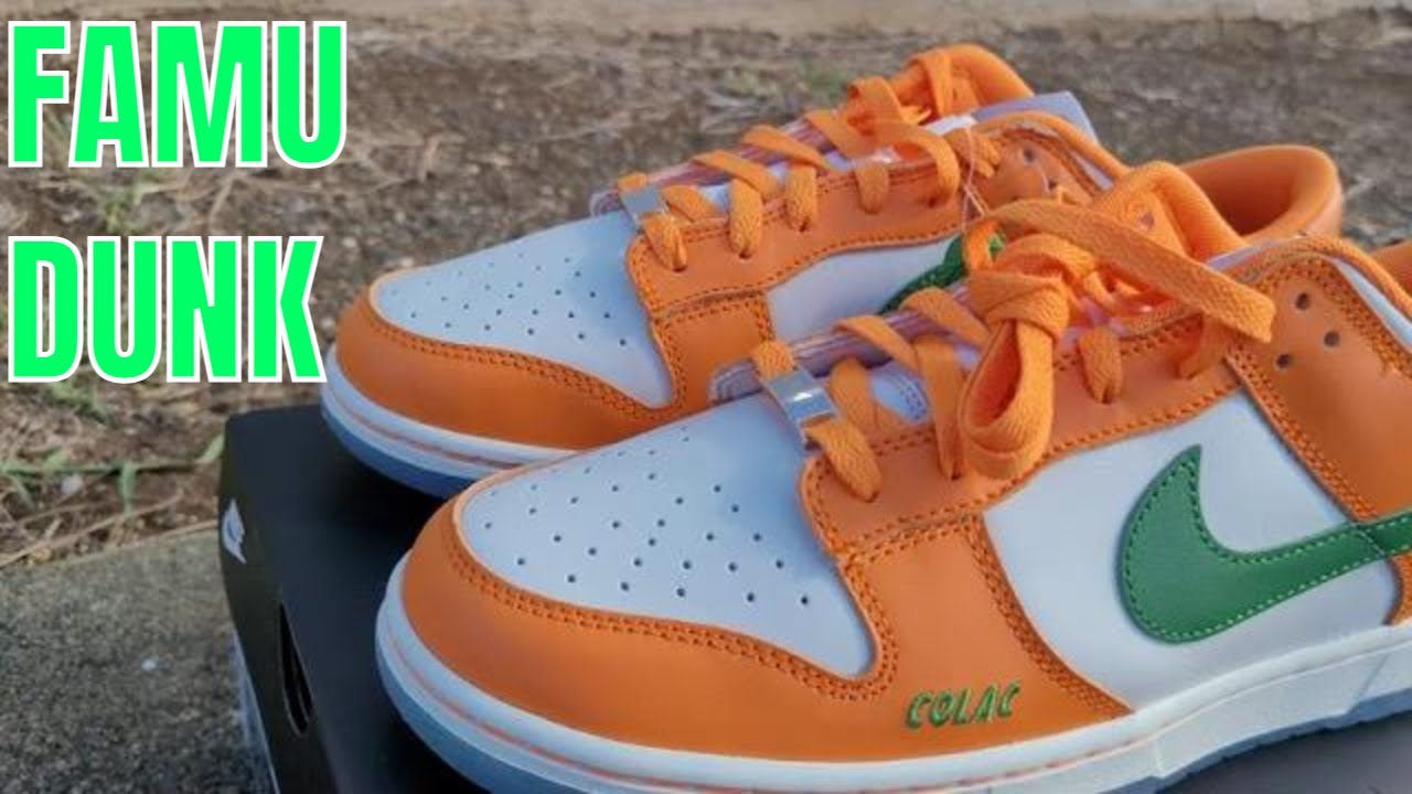 NIKE DUNK LOW FAMU - YouTube