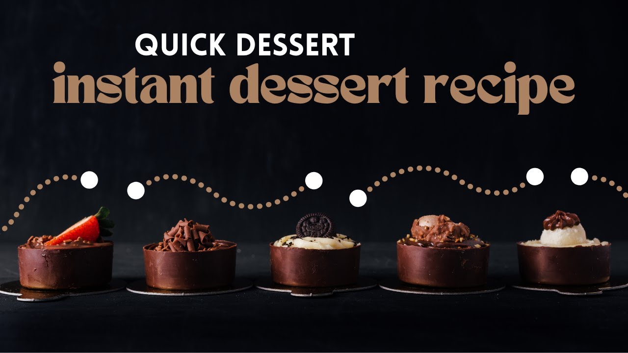 Easy & Instant Dessert Recipe - YouTube