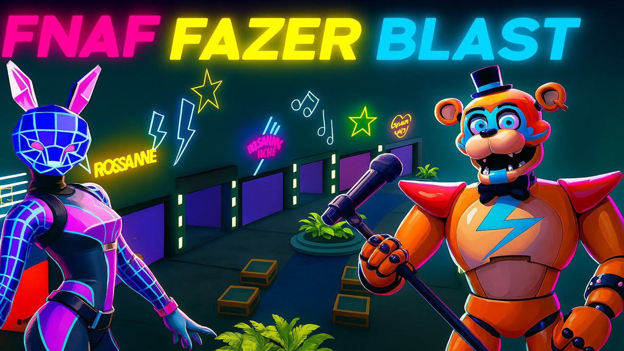 FNAF 5 Ночей с Фредди прохождение FAZER BLAST - YouTube
