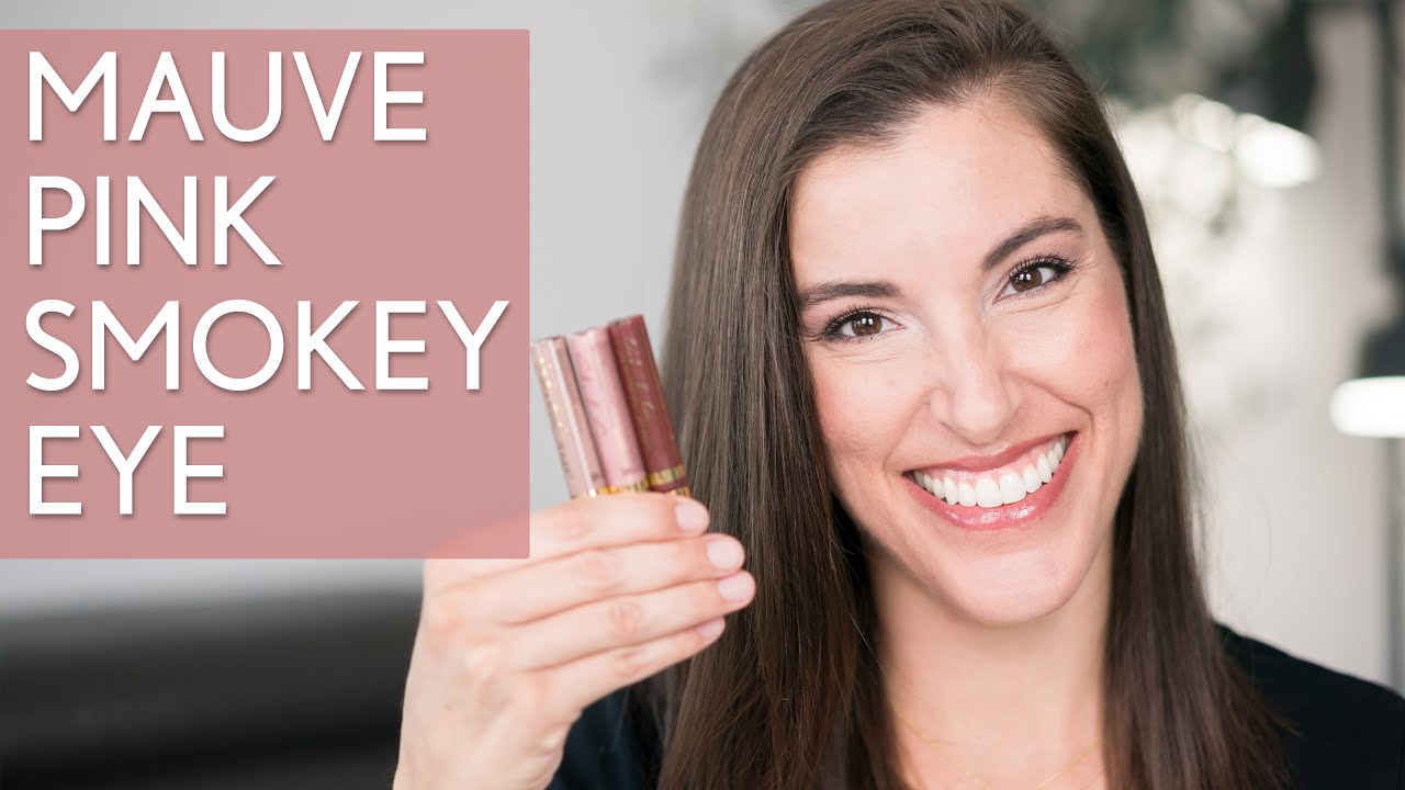 Mauve Pink Smokey Eye | Easy Office Makeup Tutorial - YouTube