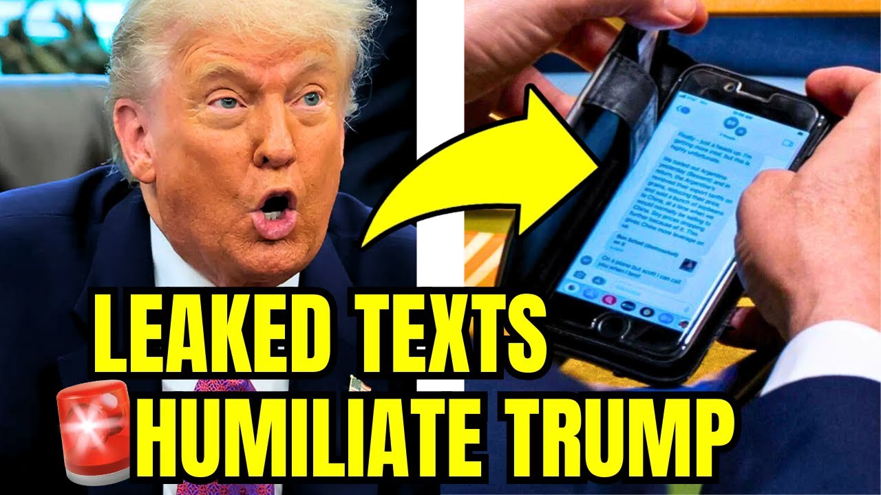 🚨Reporter ZOOMS Into Text Message, Exposes New Trump Scandal - YouTube
