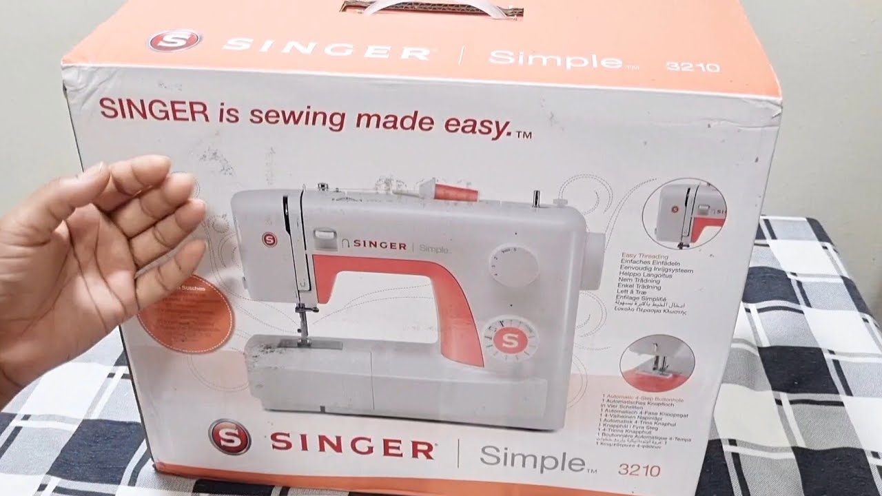 Singer Simple 3210 Sewing machine Unboxing - YouTube