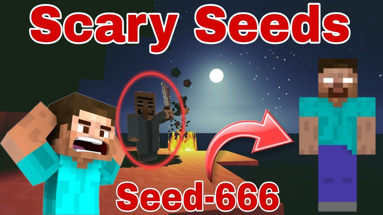 Testing scary seeds of minecraft pocket edition.(Part-1) - YouTube