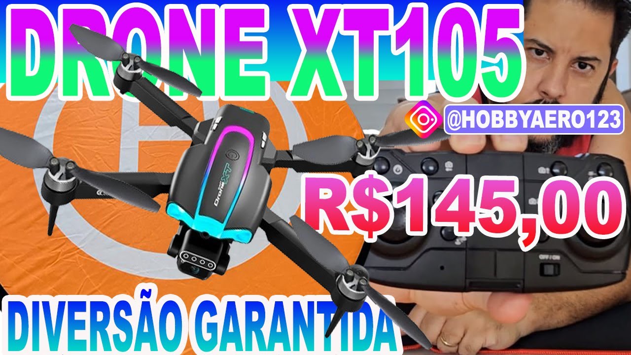 Drone XT105 como configurar todas as funções e fazer primeiro voo - YouTube