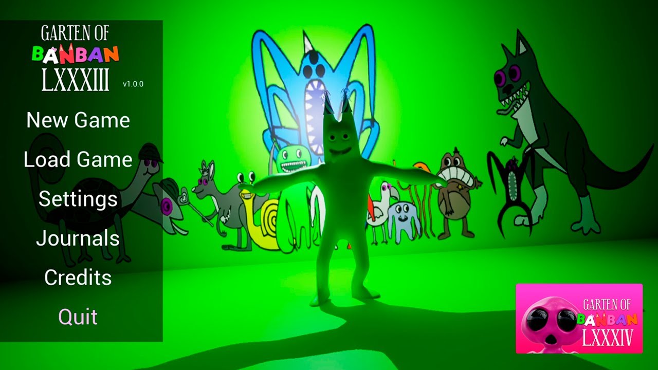 Garten Of BanBan 83 - Main Menu (Fanmade) - YouTube
