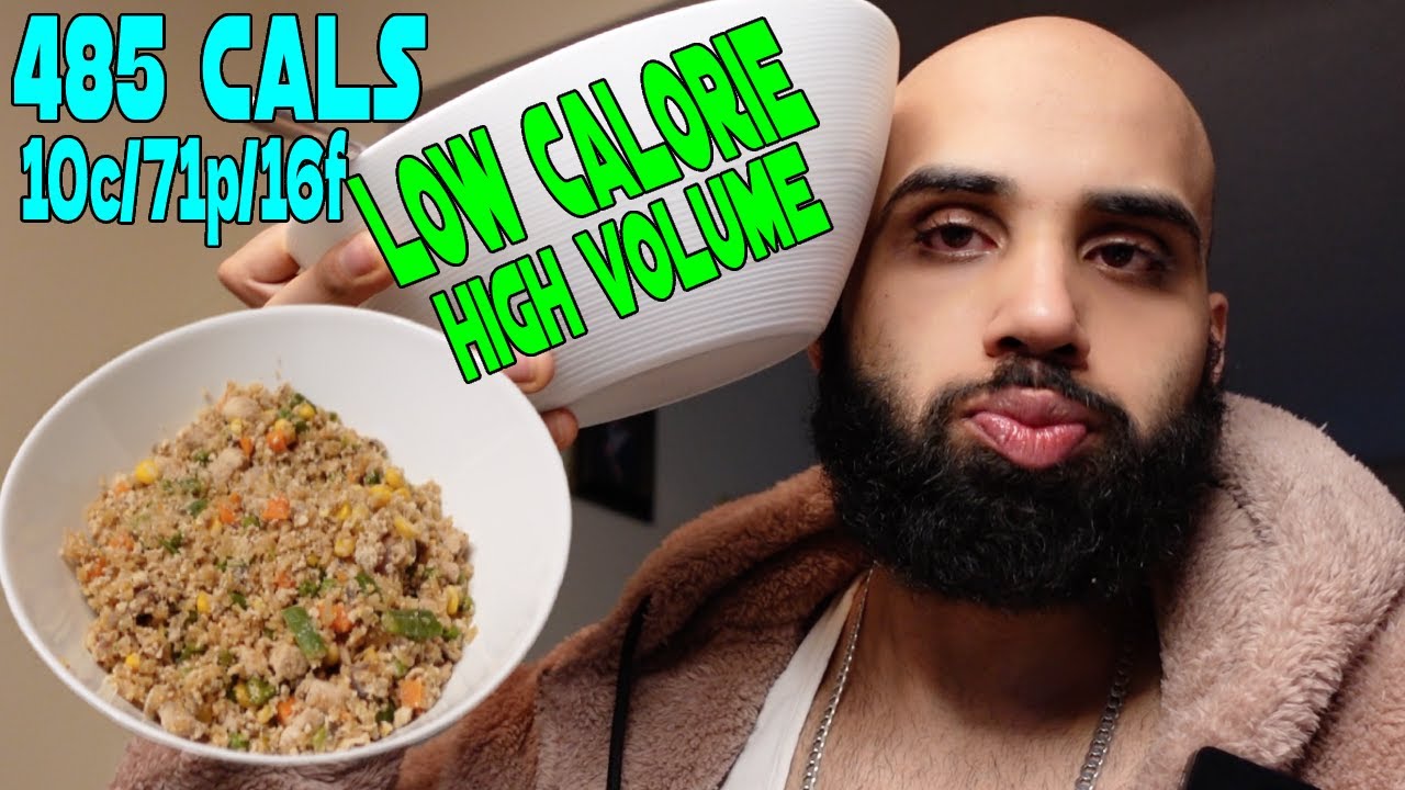 LOW CARB HIGH PROTIEN ANABOLIC CHICKEN FRIED RICE BY COACHV - YouTube