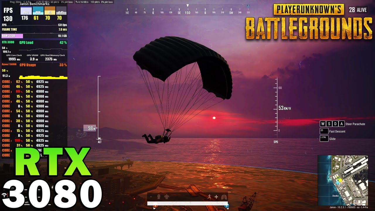 PUBG | RTX 3080 | Ryzen 7 5800X | 4K - 1440p - 1080p | Ultra & Low ...