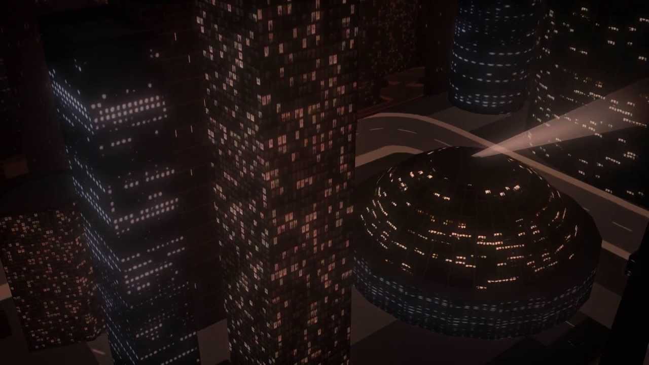 Autodesk maya 3D city - YouTube