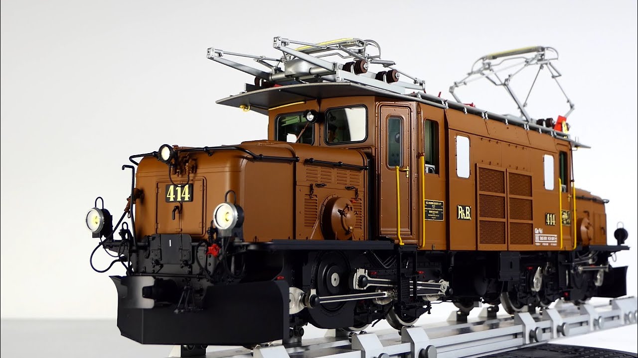 Unboxing Rhätisches Krokodil LGB 26600 Spur G RhB 414 Ge 6/6 I ...