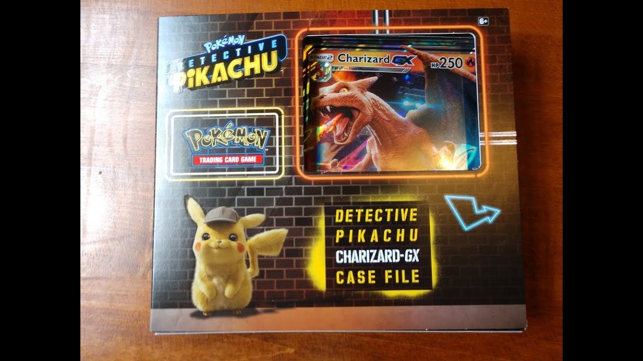 Opening a Charizard detective Pikachu box - YouTube
