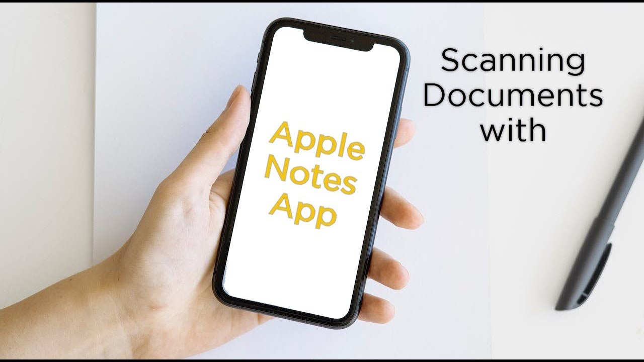 Scanning Documents with Apple Notes App | Technology Education - YouTube
