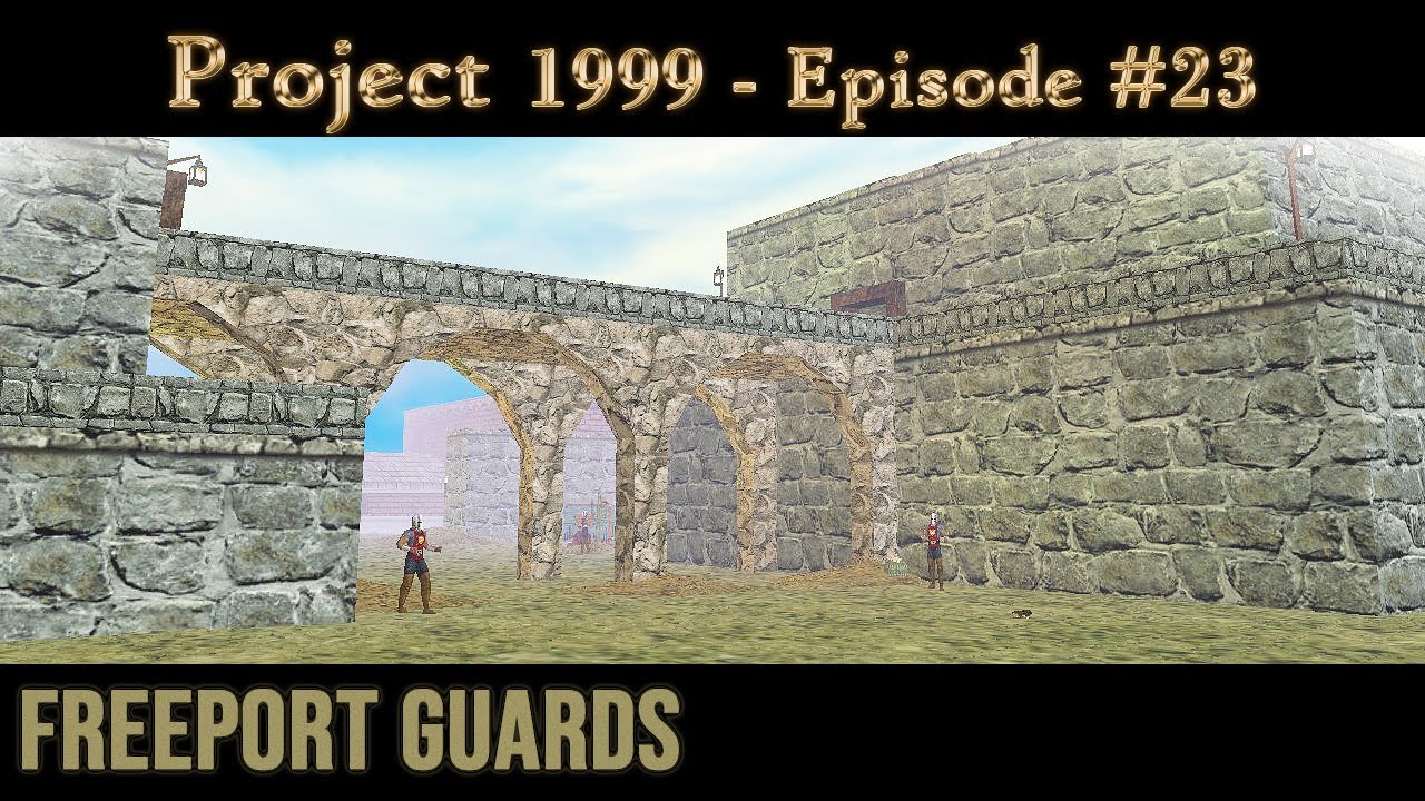 Everquest (P99 Green) Ep #23: Dicey solo attempt at Freeport guards ...