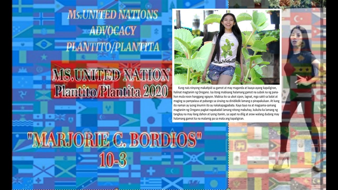 Miss United Nation 2020 (Lakan Dula High School) - YouTube