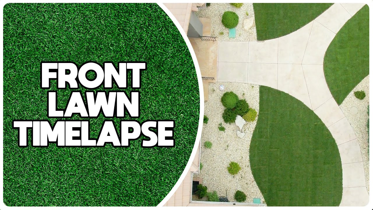 Complete Front Lawn Makeover - Timelapse - YouTube