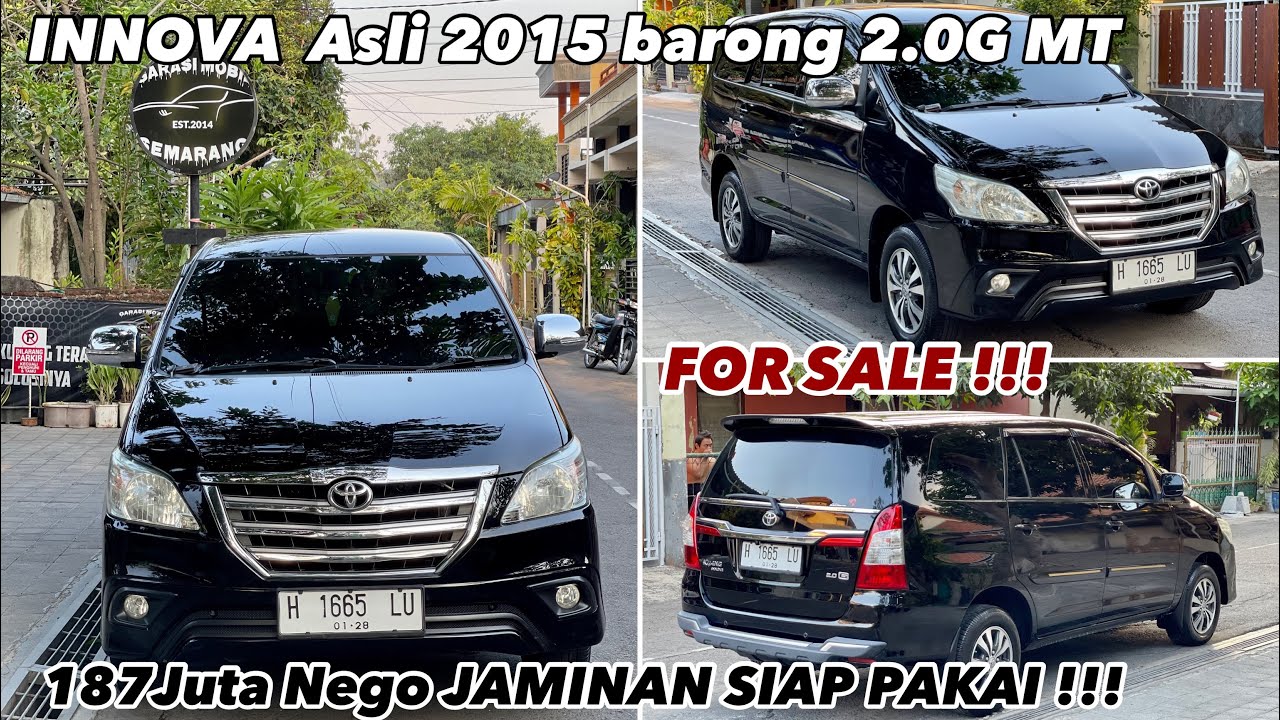 FOR SALE !!! INNOVA 2015 asli Barong 2.0 G manual Hitam # ...