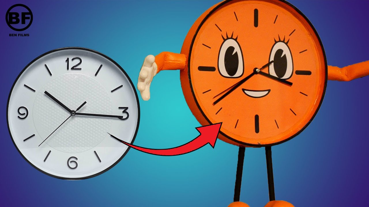 Turning a clock into Miss Minutes - YouTube