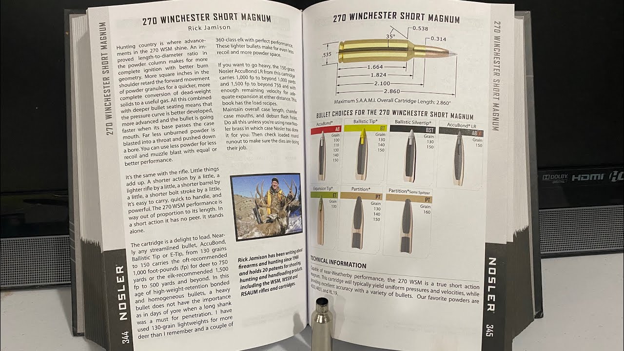 Rifle Cartridge Review: 270 Winchester Short Magnum (WSM) - YouTube