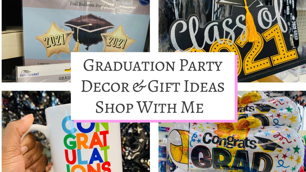 Graduation Gifts and Party Decor Ideas & Shop with Me at Walmart ...