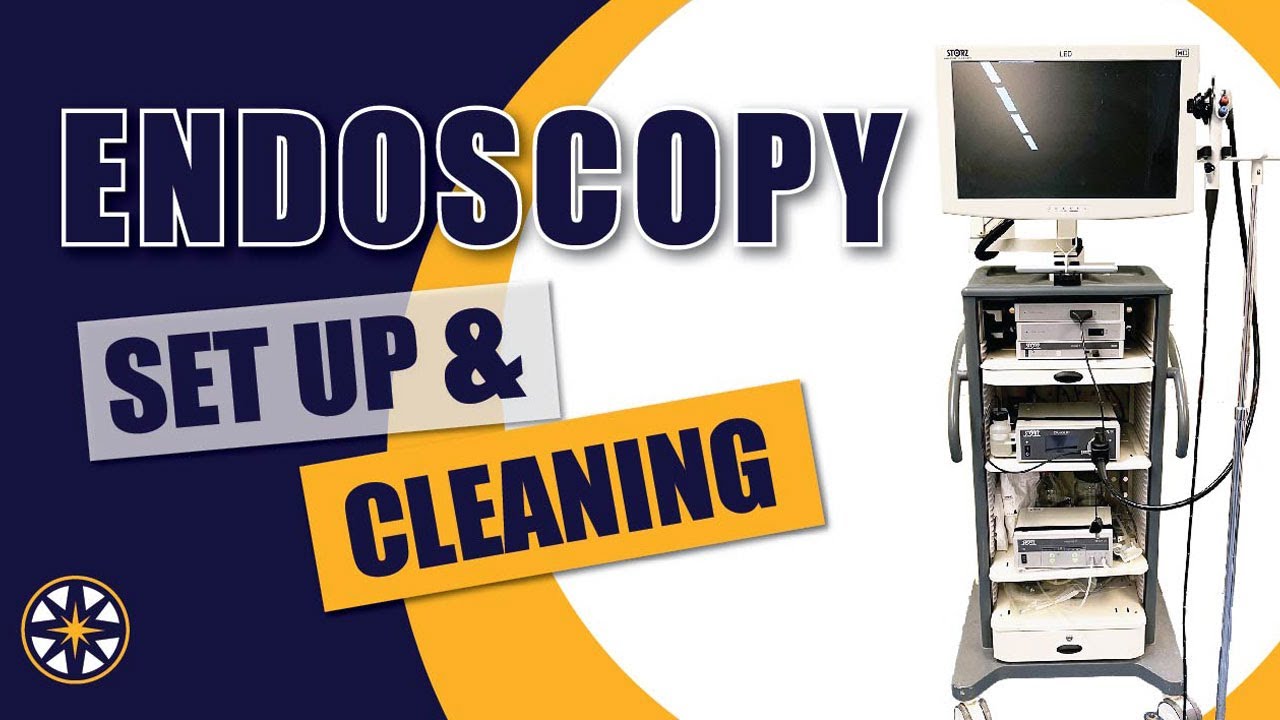Endoscopy set up and cleaning Robbinsville - YouTube