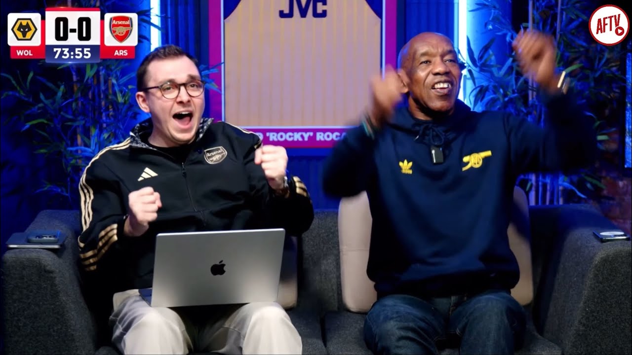 AFTV react to Calafiori goal, Wolves 0-1 Arsenal - YouTube