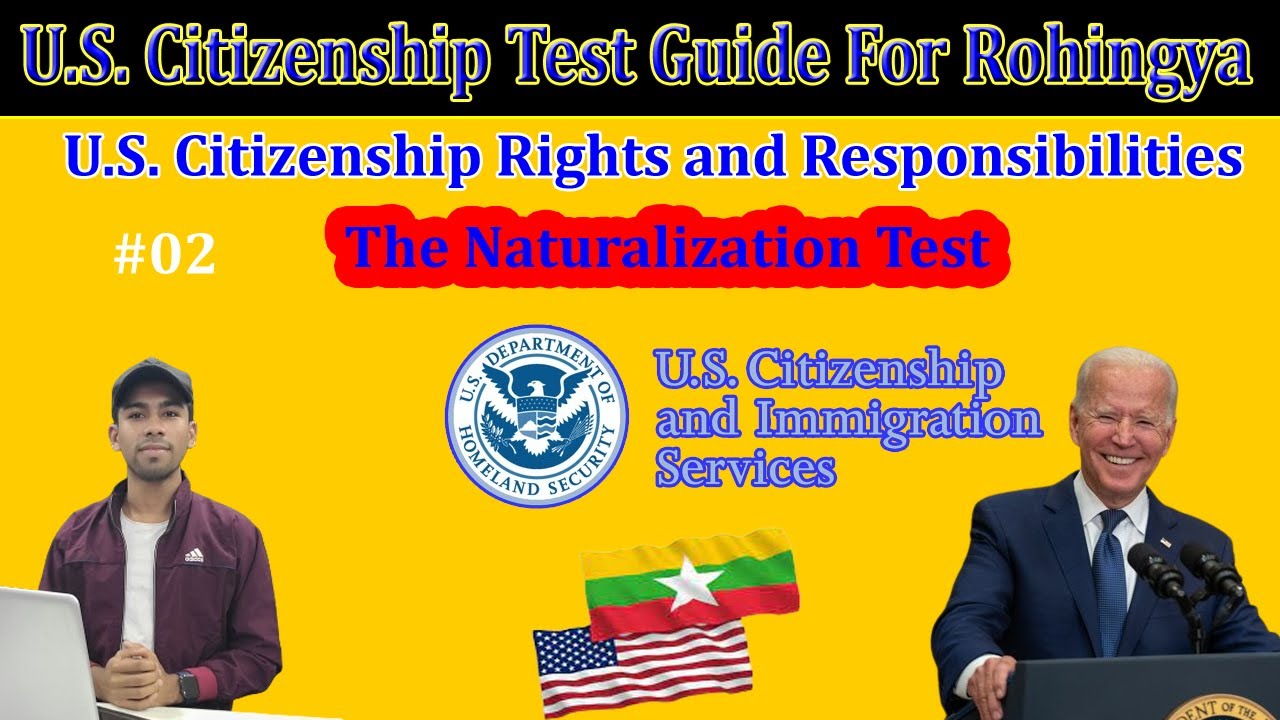 American Citizenship Test Guide for Rohingya | Part 2 | By RY Prime Education - YouTube