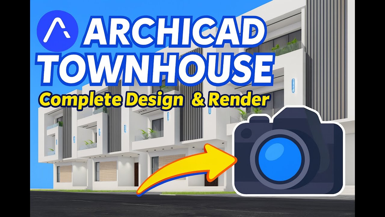 Archicad Tutorial. Creating a complete design to Render - YouTube