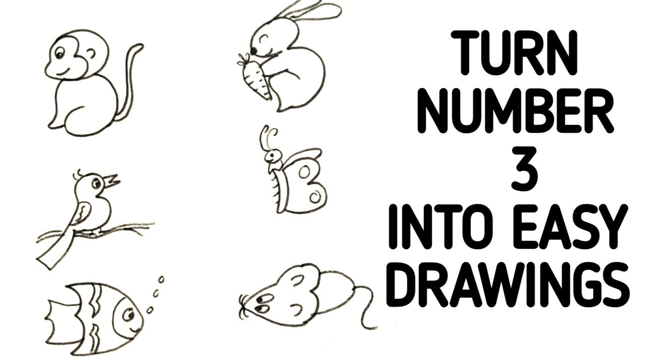 How To Turn Number Into Animal Drawings Turn Number Into Easy Drawing how-to-turn-number-into-animal-drawings-turn-number-into-easy-drawing