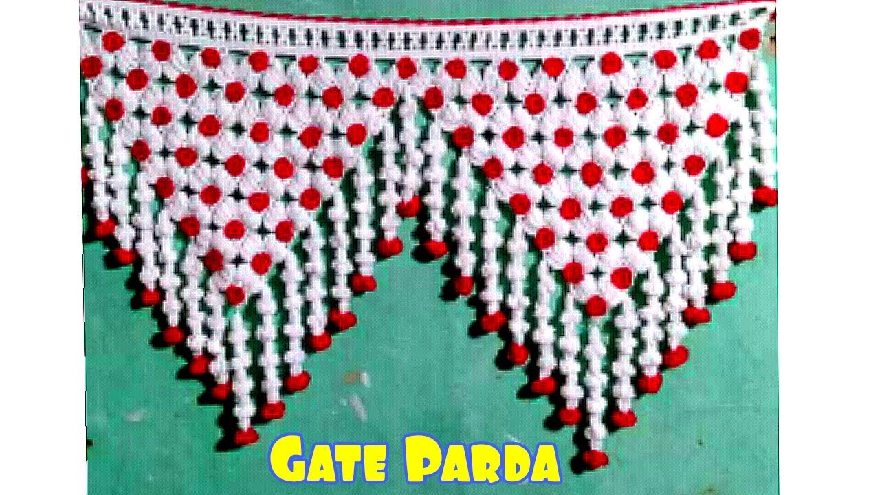 Gate parda design ||door hanging handmade home decoration. - YouTube