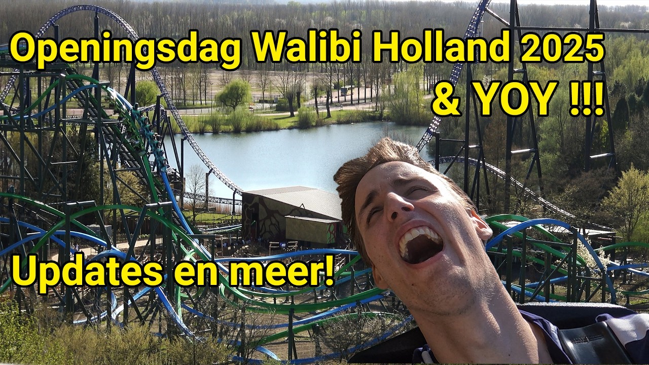 🎢 OPENINGSDAG YOY & WALIBI HOLLAND 2025! | Alles wat je MOET weten ...