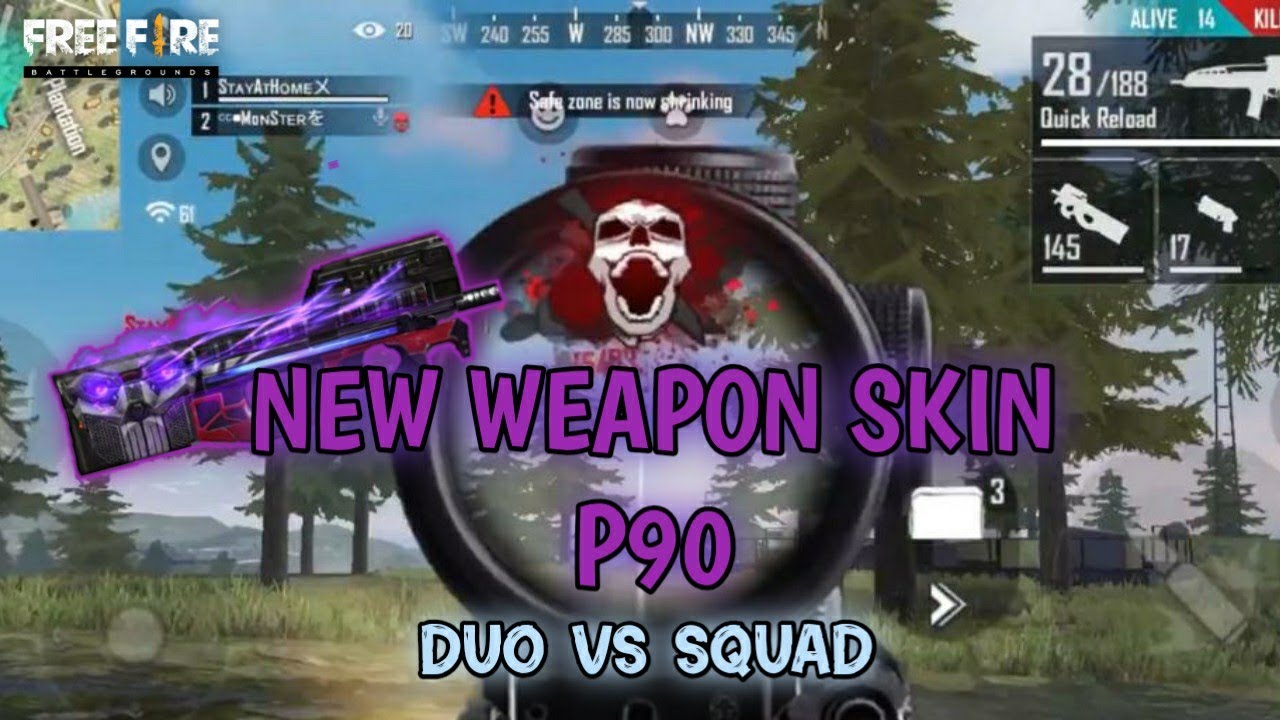 NEW WEAPON SKIN EXECUTOR P90 ~ FREE FIRE MALAYSIA - YouTube
