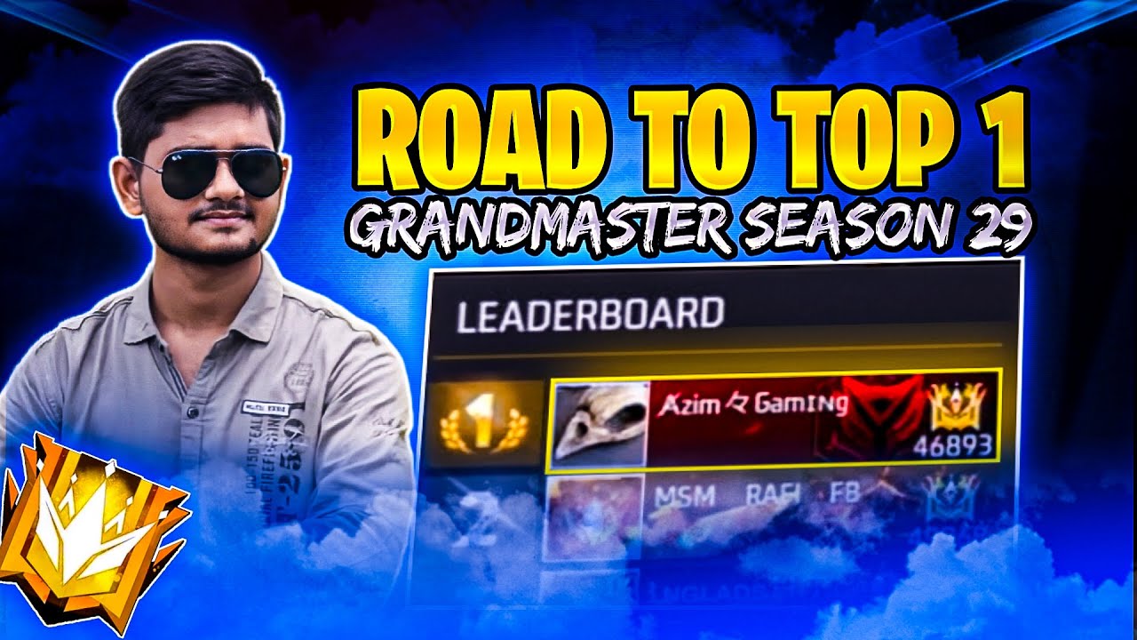 Grandmaster Push Road To Top 1 Azim Gaming Is Live Now - YouTube