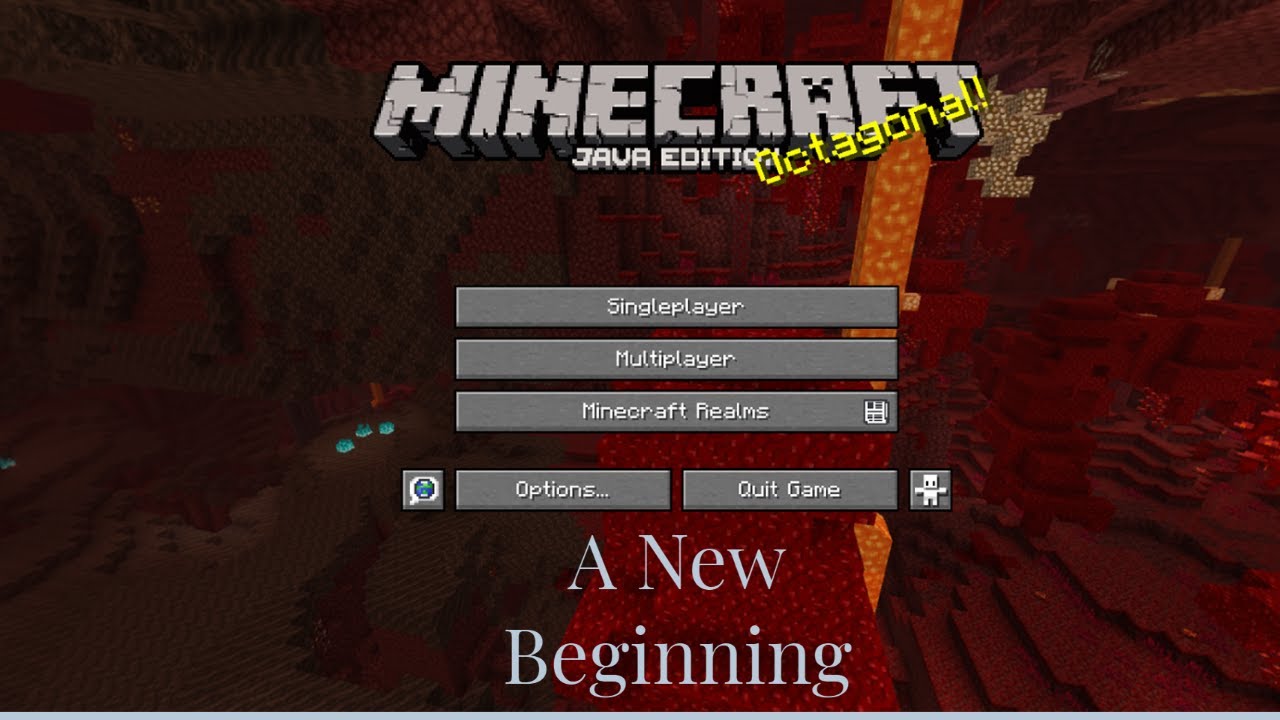 The First video (Minecraft singleplayer survival series) The Start - YouTube