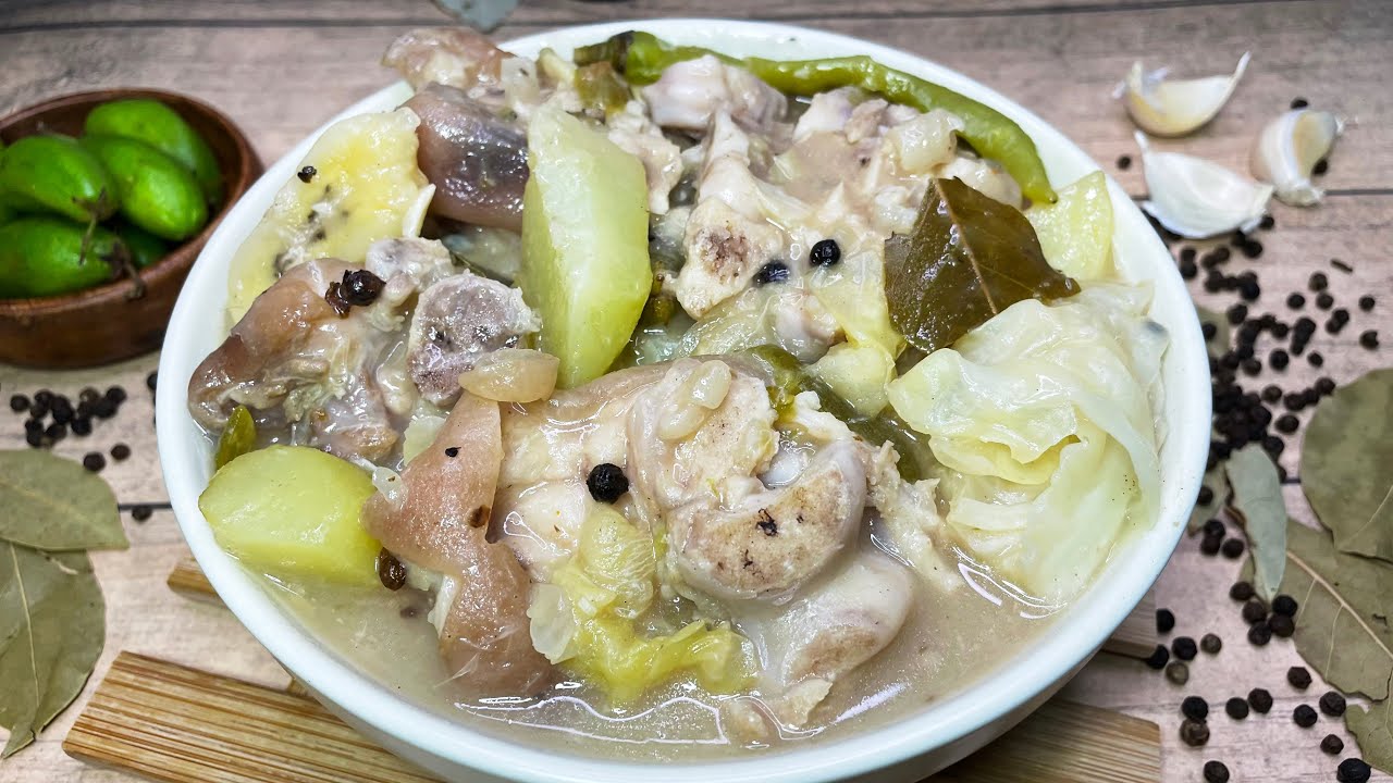 Pork Lauya in Sinigang & Nilaga Style - Pork Laoya Recipe or Lauyang ...