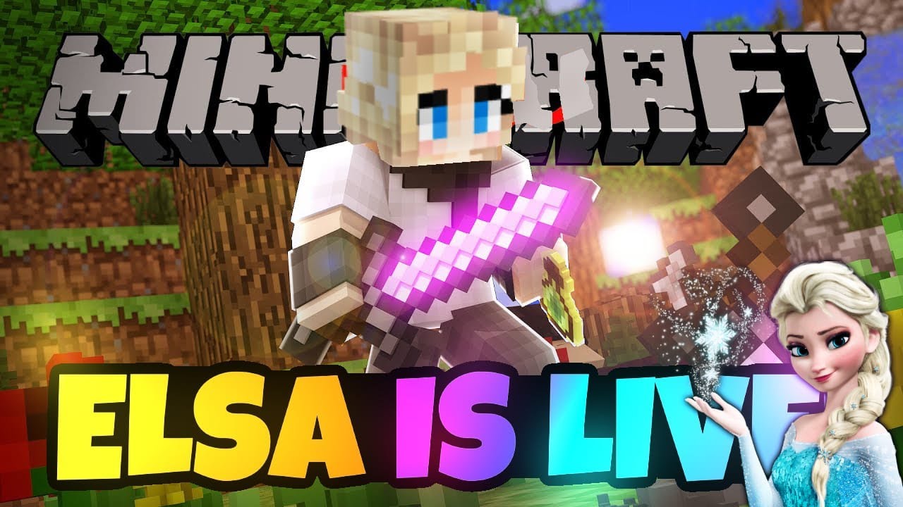 Minecraft Live With Elsa | Making Interior Of Light House In Minecraft ...