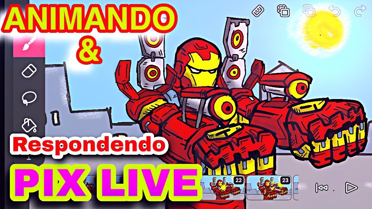 LIVEEEE FINAL do homem de ferro, ANIMANDO E CONVERSANDO! - YouTube