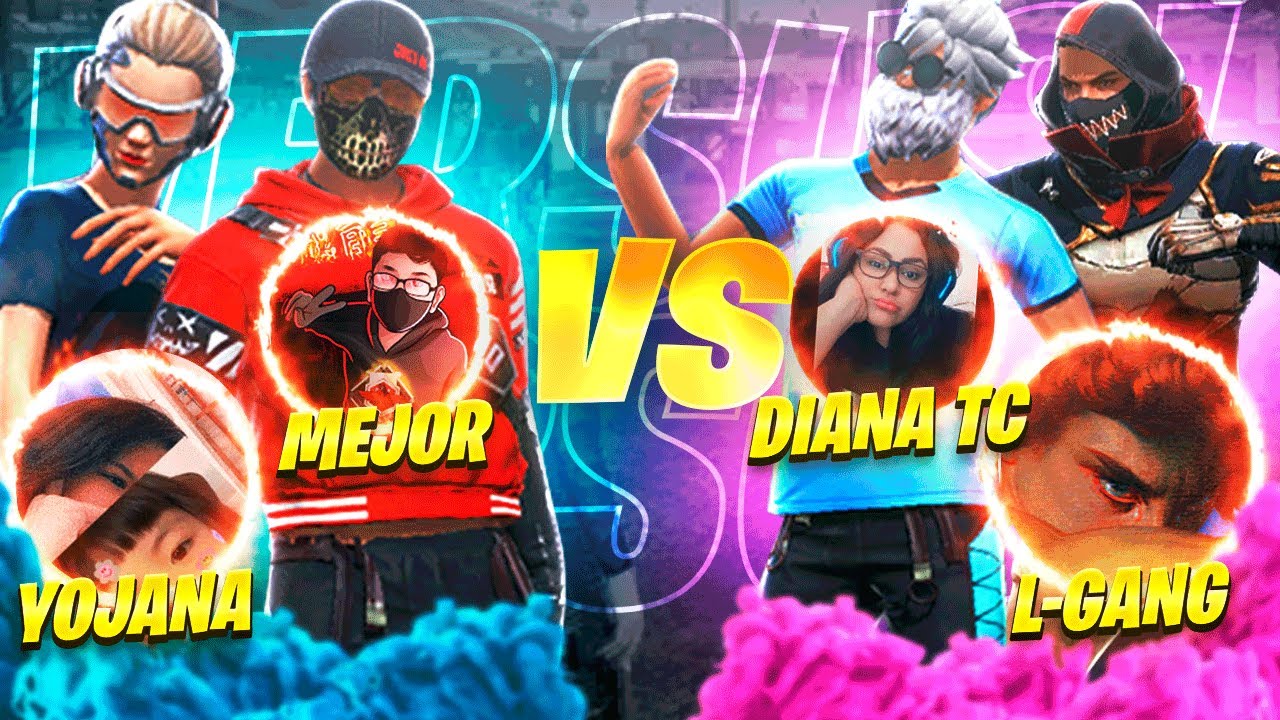 RG4 MEJOR Y RG4 YOJANA VS DIANA TC Y L-GANG//2VS2 MUY PICANTE - YouTube