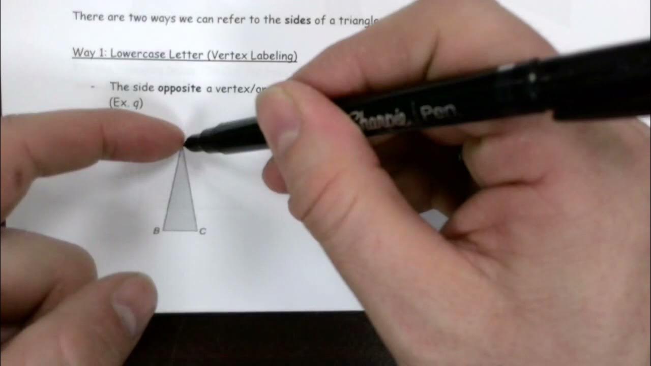 Math 10 3 Triangle Notation Lesson - YouTube