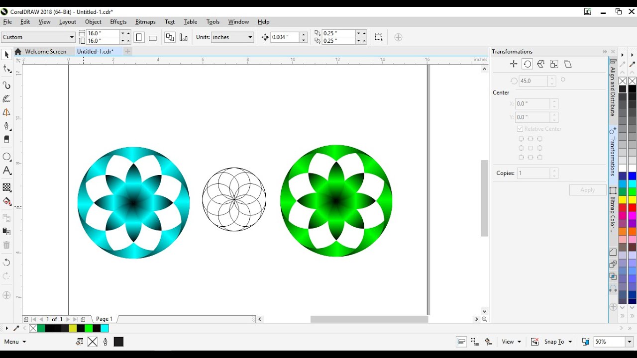 3D CIRCLE DESIGN LOGO TUTORIAL IN CORELDRAW. - YouTube