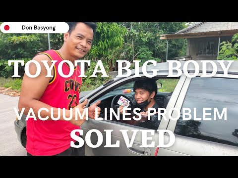 TOYOTA COROLLA BIG BODY 2E ENGINE VACUUM LINES PROBLEM solved ...