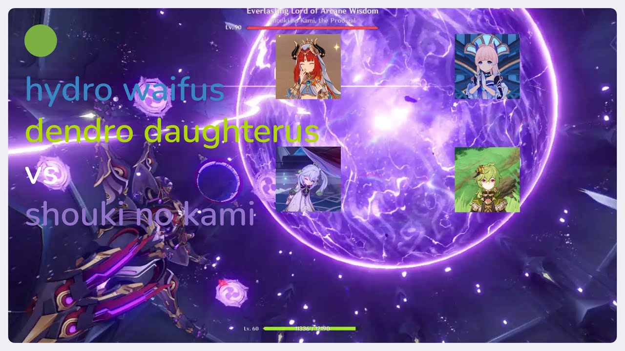 [Genshin Impact] hydro waifus and dendro daughterus against shouki no ...