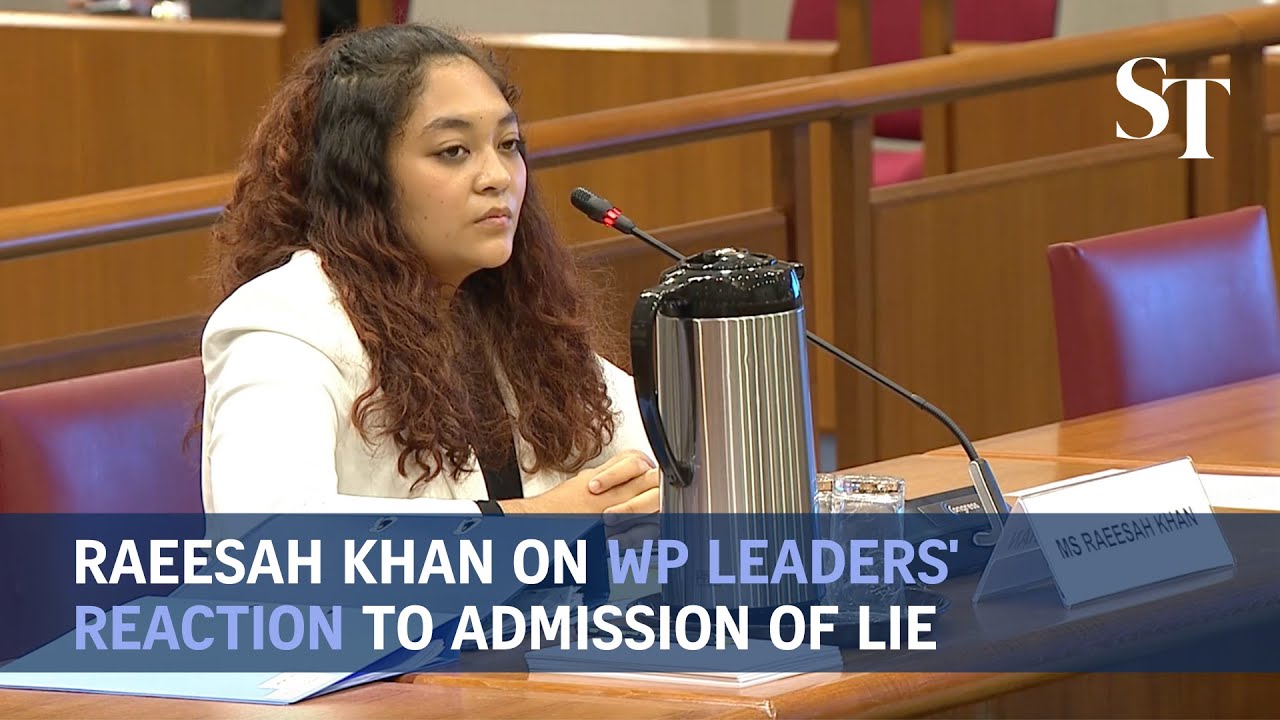 Raeesah Khan on WP leaders' reaction to admission of lie - YouTube